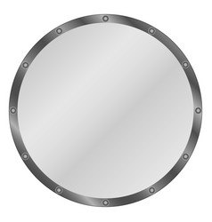 Circle shield Royalty Free Vector Image - VectorStock