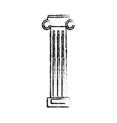 Column pilaster sketch Royalty Free Vector Image