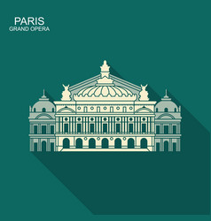 Sydney opera house stylized icon in flat style Vector Image