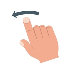 Swipe left Royalty Free Vector Image - VectorStock