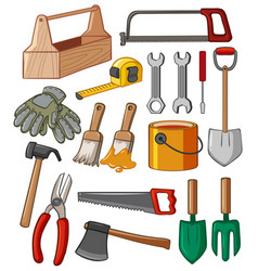 Tool set Royalty Free Vector Image - VectorStock