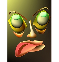 Face Cartoon Royalty Free Vector Image - VectorStock