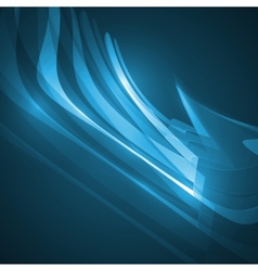 Abstract shiny color wave design element Vector Image