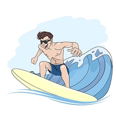 Extreme surfing Royalty Free Vector Image - VectorStock