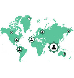 Belbin team roles english text Royalty Free Vector Image