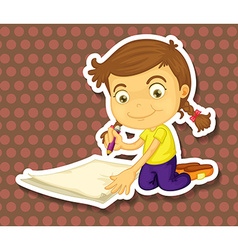 Writing Royalty Free Vector Image - VectorStock
