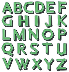 Alphabet A Royalty Free Vector Image - VectorStock
