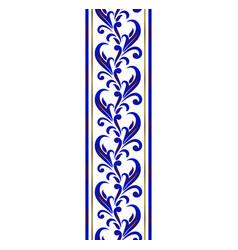 Ceramic decorative line Royalty Free Vector Image