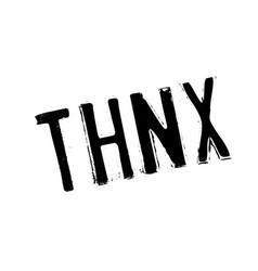 Thnx rubber stamp Royalty Free Vector Image - VectorStock