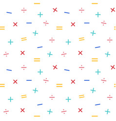 Mathematical symbols Royalty Free Vector Image