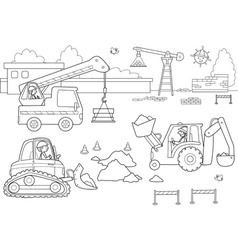 Busy dockyard Royalty Free Vector Image - VectorStock