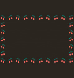 Border template design with cute monkeys Vector Image