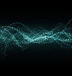 Abstract polygon flow Royalty Free Vector Image