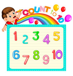 Count and match frog cartoon math educational game