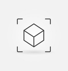 Ar round made with augmented Royalty Free Vector Image