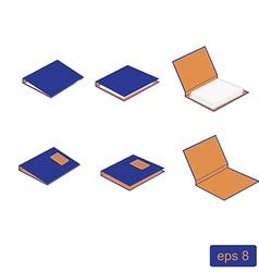 Opened notebook Royalty Free Vector Image - VectorStock