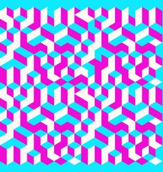 3d cubes - seamless pattern Royalty Free Vector Image