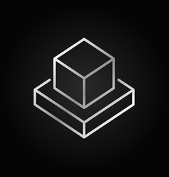 Ar round made with augmented Royalty Free Vector Image