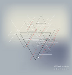 Sunlight triangle geometry Royalty Free Vector Image