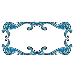 A blue and violet border Royalty Free Vector Image