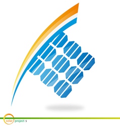 Solar project Royalty Free Vector Image - VectorStock