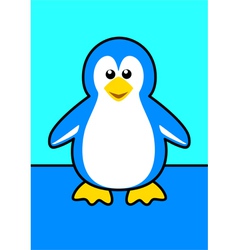 Thin blue line knight Royalty Free Vector Image