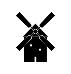Farm building line icon sign Royalty Free Vector Image