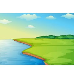Open field Royalty Free Vector Image - VectorStock