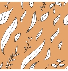 Abstract autumn leaves wallpaper Royalty Free Vector Image