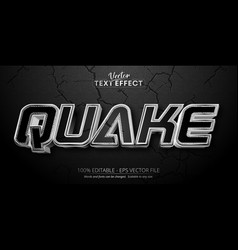 Dark text editable font effect Royalty Free Vector Image