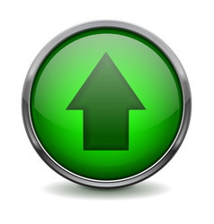 Colored buttons with chrome frame round glass Vector Image