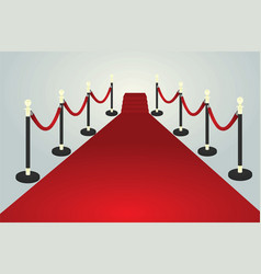 Golden frame on red background Royalty Free Vector Image