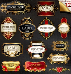 Vector frames and labels Royalty Free Vector Image