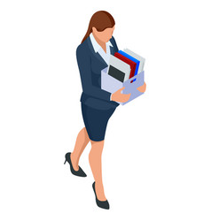 Young beautiful business woman Royalty Free Vector Image