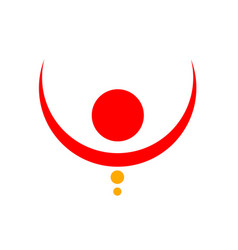 Lord durga face shakti icon Royalty Free Vector Image