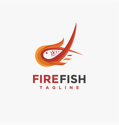 Letter fd for fire drop logo icon template Vector Image