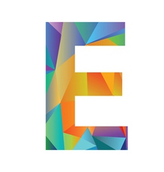 Letter e Royalty Free Vector Image - VectorStock