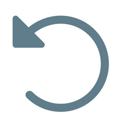 Undo command tool button interface for correction Vector Image