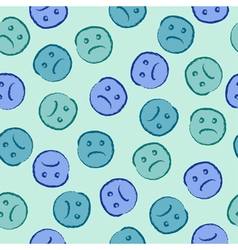 Seamless baby pattern underwater meeting Vector Image