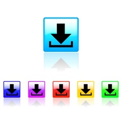 Download button Royalty Free Vector Image - VectorStock