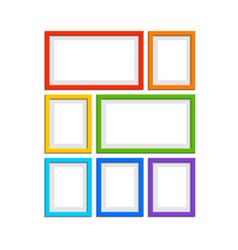 Cartoon template frame Royalty Free Vector Image