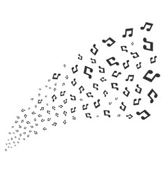 Music notes background Royalty Free Vector Image