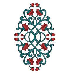 Red medallion for design Royalty Free Vector Image