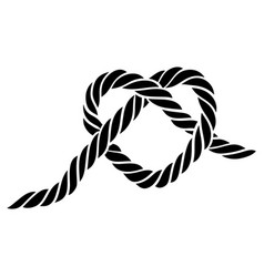 Rope knot Royalty Free Vector Image - VectorStock