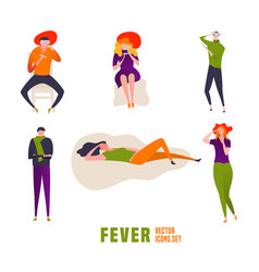 Normal temperature range Royalty Free Vector Image