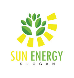 Globe solar logo Royalty Free Vector Image - VectorStock