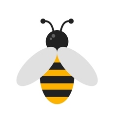 Worker bees on honey cells with dripping Vector Image