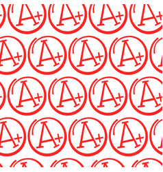 A grade text graphic Royalty Free Vector Image