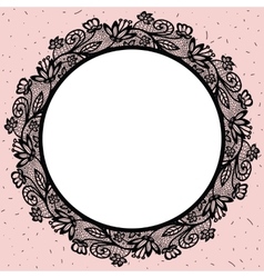 Lacy round napkin Royalty Free Vector Image - VectorStock