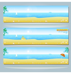 Sea waves and rising sun Royalty Free Vector Image